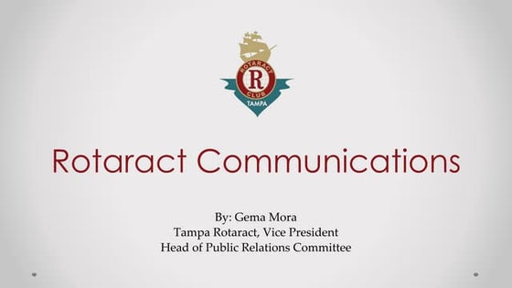 How To Promote Your Rotary Club | PPT