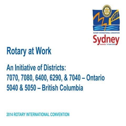 Rotary at work: Employment for people with disabilities | PPTX