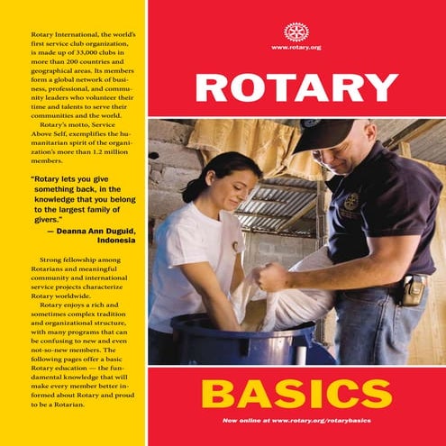 Rotary Basics 3 2010 | PDF