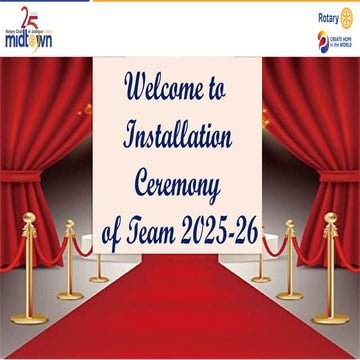 Rotary Club of Jodhpur Midtown Installtion Ceremony (2025-26).pptx