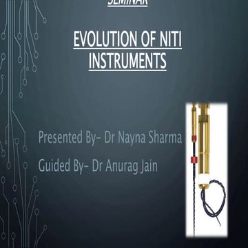 Rotary Files, generation and evolution, design advantages | PPTX