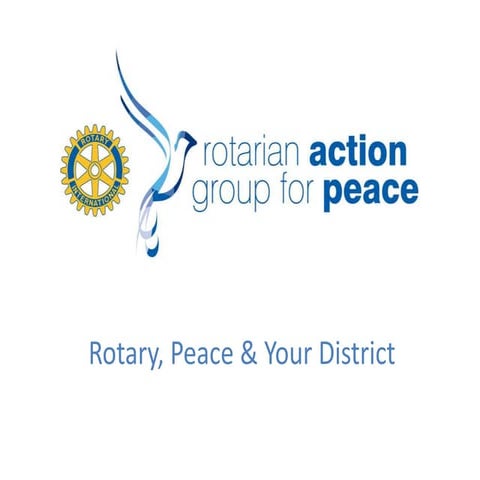 Rotary peace fellow recruitment | PPTX