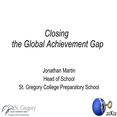 Closing The Global Achievement Gap | PPT