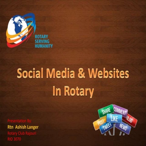 How Rotary clubs can use social media | PPS