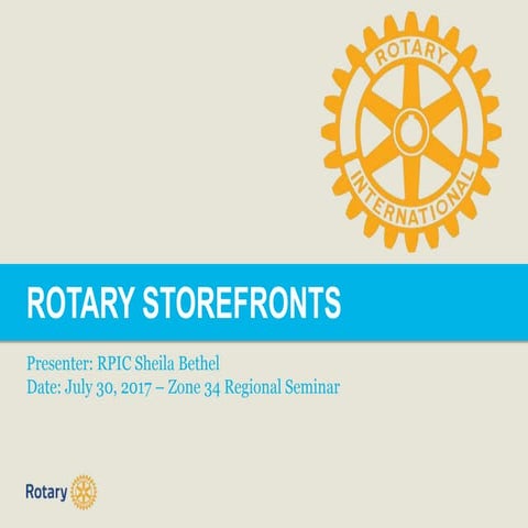 Rotary - The Good, the Bad and the Ugly in Public Image | PPTX