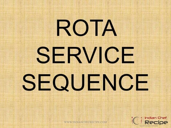 Sequence Of Service- Restaurants | PPT