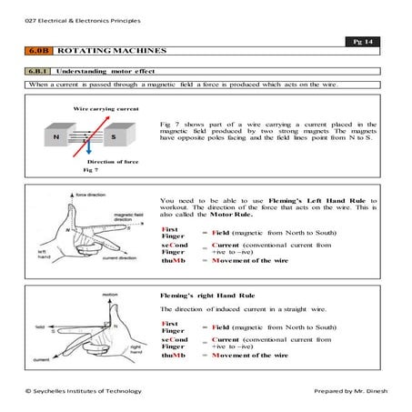 Rotating machines part 2 | DOCX | Physics | Science