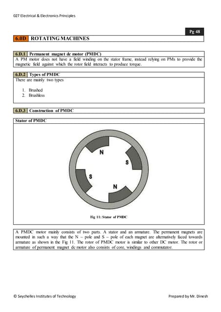 Presentation On Dc Motors | PPT | Physics | Science