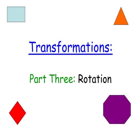 Rotation | PPT