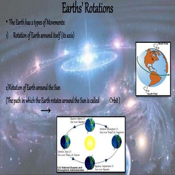 Rotation and day and night | PPT