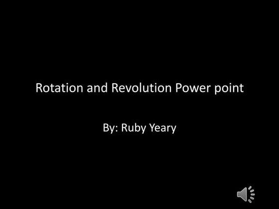 Rotation revolution power point amber | PPTX