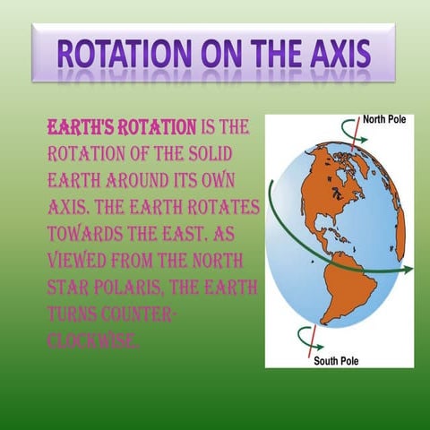 Rotation map globe sketch | PPTX | Geography | Science