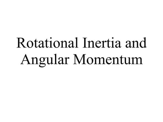 13 angular momentum | PPT
