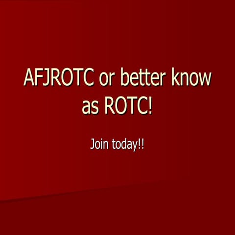 Rotc | PPT