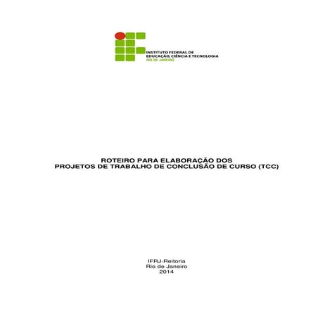 Roteiro para elaboracao tcc | PDF