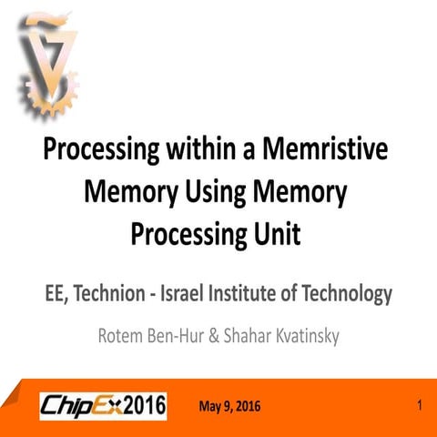 Rotem Ben-Hur,Graduate Student,Technio | PPT
