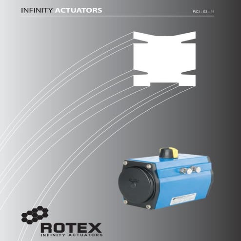 ROTEX Controls ECV Rack and Pinion Industrial Valve Pneumatic Actuator ...