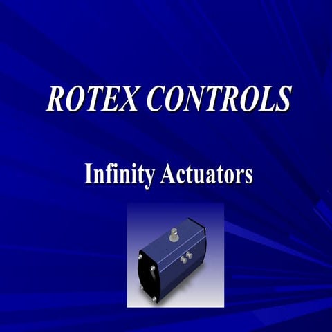 ROTEX Controls USA - Rack & Pinion and Scotch Yoke Actuators | PPT