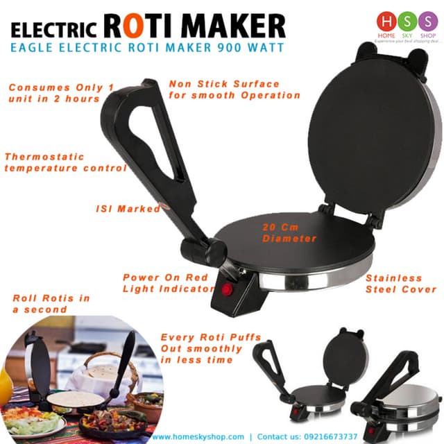 Electric Roti Maker | PDF | Food & Drink