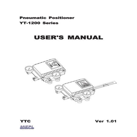 Rotork YTC YT-1000R Electro Pneumatic Positioner Product Manual | YTC ...