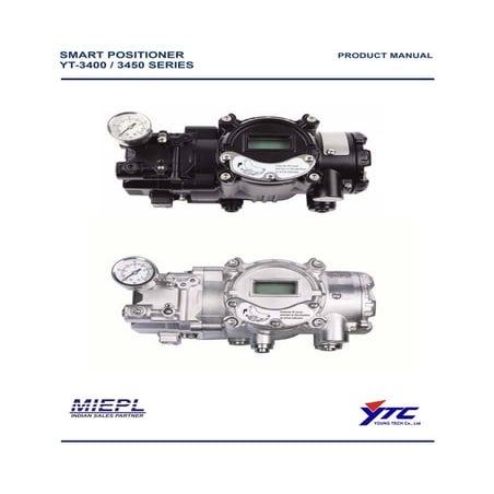 Rotork YTC YT-3400, 3450 Smart Valve Positioner - Manual | PDF