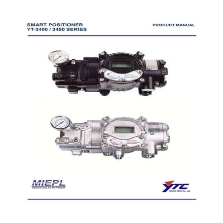 Rotork YTC YT-1000R Electro Pneumatic Positioner Product Manual | YTC ...