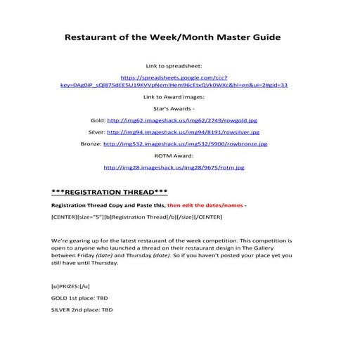 Rotw master guide