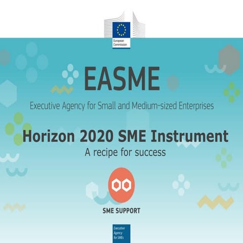 SME Instrument: a recipe for success | PPT