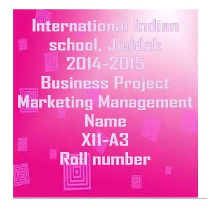 Rouge-Marketing project of class 12 | PDF