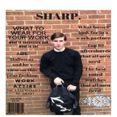 Rough copies of the magazine front cover | DOCX