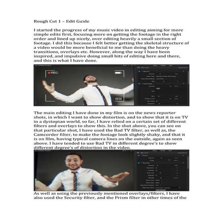 Rough cut 1 – edit guide | DOCX