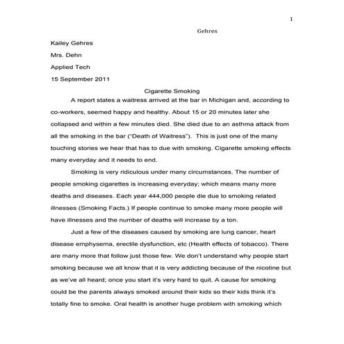 Rough draft #3 | DOC