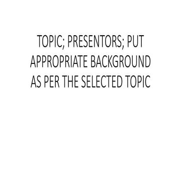 ROUGH WORK Principles and practises of management PRESENTATION POINTERS ...