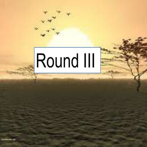 Round III | PPTX | Christianity | Religion & Spirituality