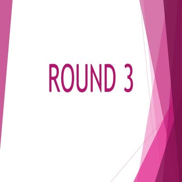 quiz ,identifying the voice clips - Round 3 | PPT | Free Download