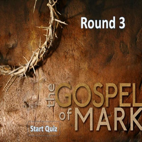 Tamil Bible quiz 4- Gospel of Mark Part 3 | PPTX