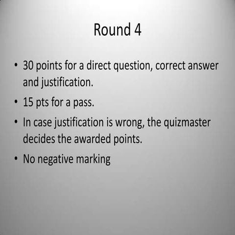 Round 4 | PPT