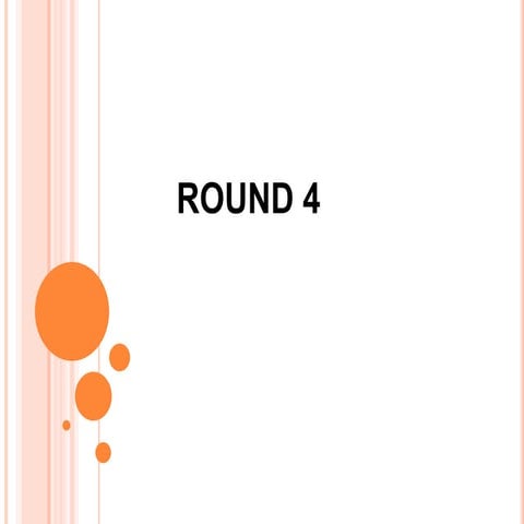 Round 4 | PPTX | Physics | Science