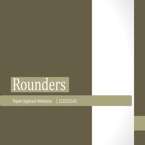 Rounders | PDF
