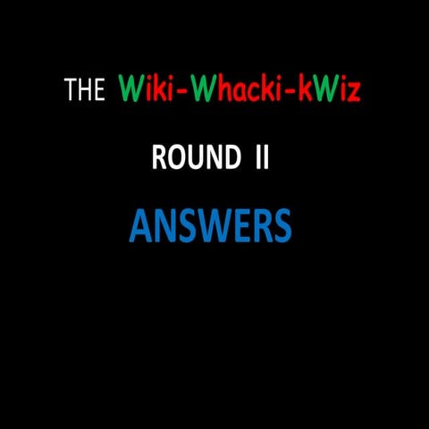 Round 2 Answers | PPT