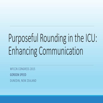 Rounding in icu 2015 | PPTX