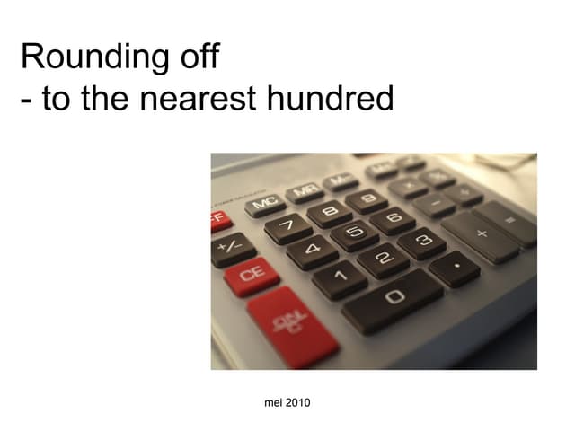 Rounding Decimal Numbers | PPTX