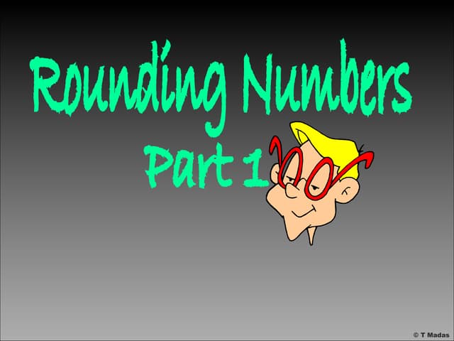 Rounding Decimal Numbers | PPTX