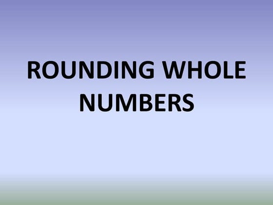Ordinal Numbers for grade three students | PPTX