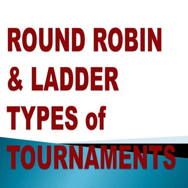 Tournaments and its types types | PPTX