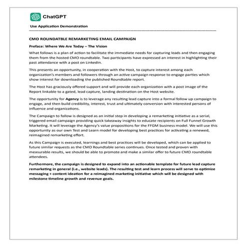 AI EMail Content Example | PDF