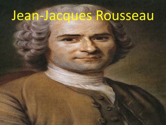 Jean jacques rousseau | PPT