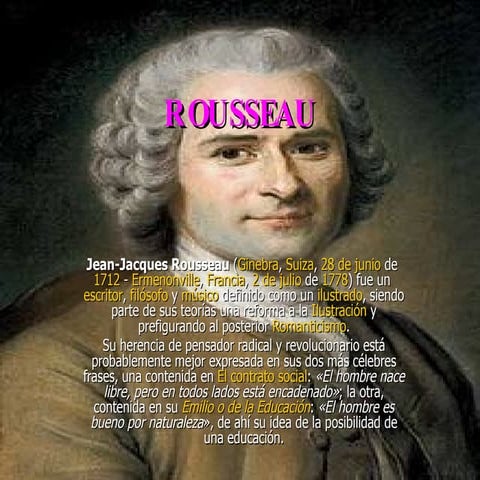 Rousseau - Guía de Esposición | PPTX