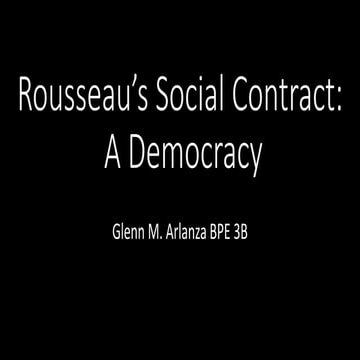 Rousseaus social-contract | PPTX
