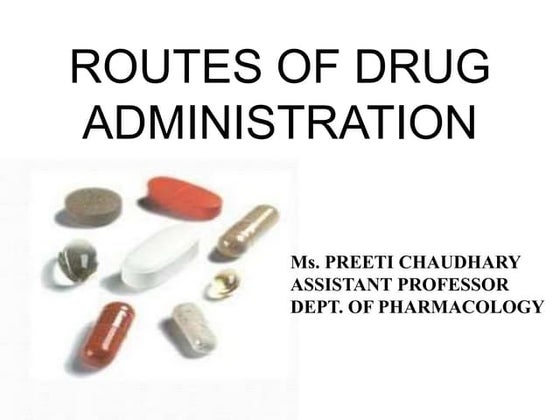 Different Forms of Drug Formulation | PPT